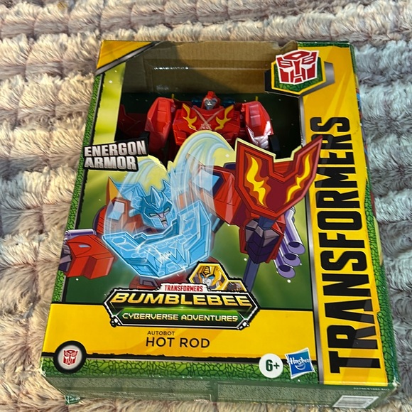 transformers | Toys | Hasbro Transformers Hot Rod Bumblebee Cyberverse ...